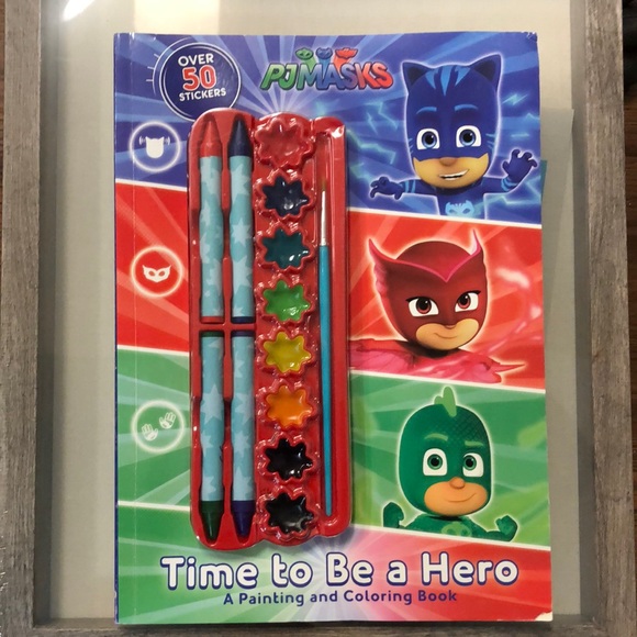 Other | Pj Masks Coloring Painting Activity Sticker Book | Poshmark